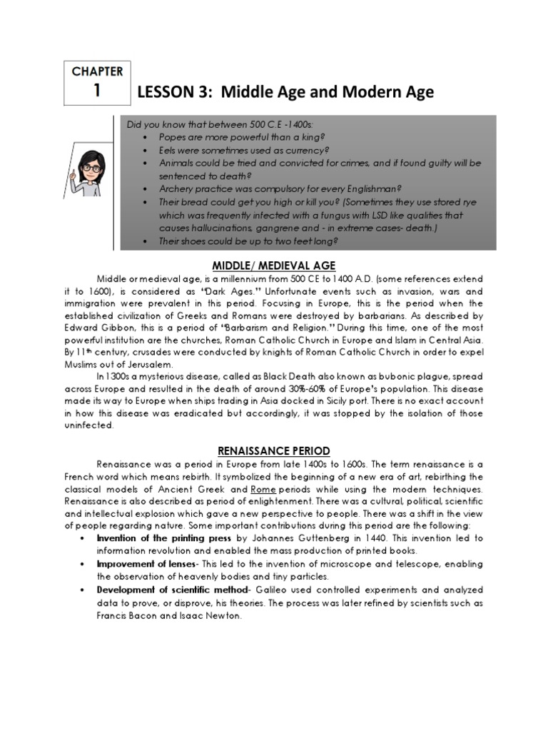 CH 1 Lesson 3 - Updated | PDF | Renaissance
