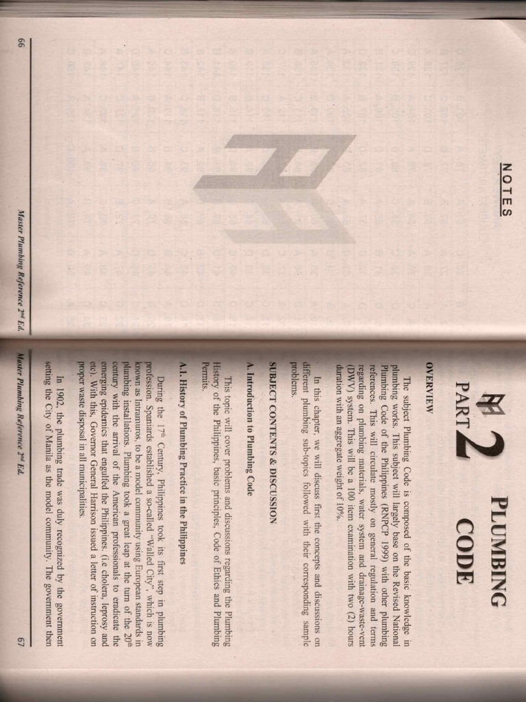 Plumbing Code | PDF