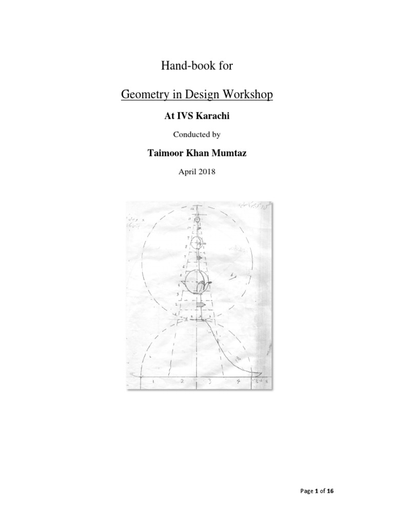 Hand-Book Geometry Workshop | PDF