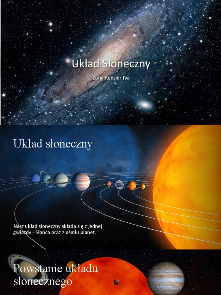 Układ Słoneczny - Prezentacja | PDF