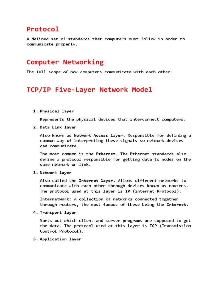 The Bits and Bytes of Computer Networking | PDF | Internet Protocol ...