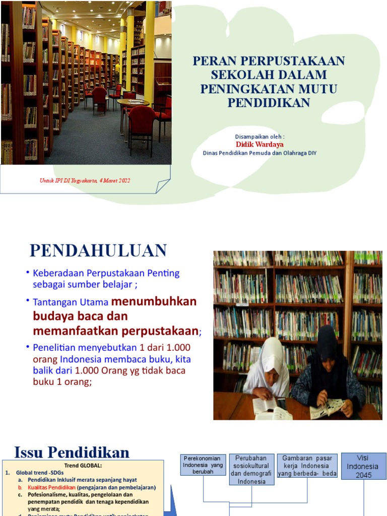 Perpustakaan Sekolah | PDF