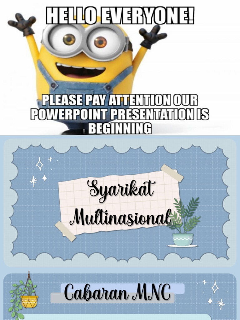 Cabaran Syarikat Multinasional | PDF