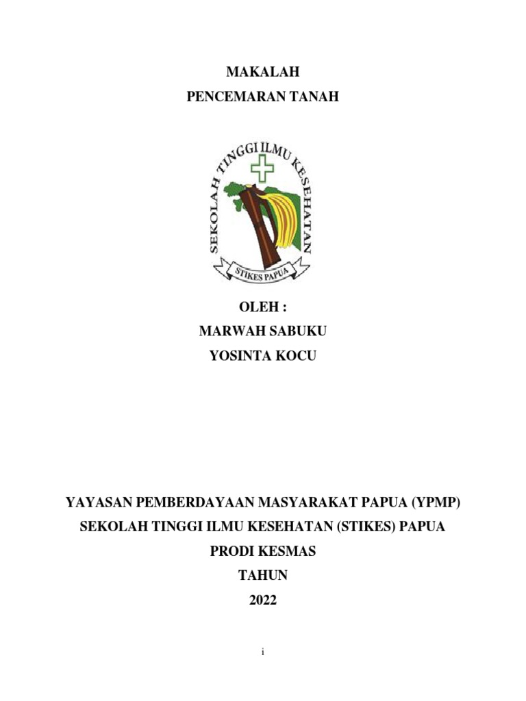 Makalah - Pencemaran - Tanah IBU JENNI PDF | PDF