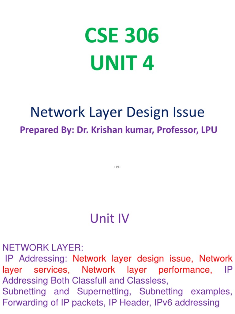 Network Design Issues - 1 | PDF | Computer Network | Router (Computing)