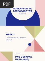 EsP Grade 9 Modules-Q1-Wk1-8 (43 Pages) | PDF