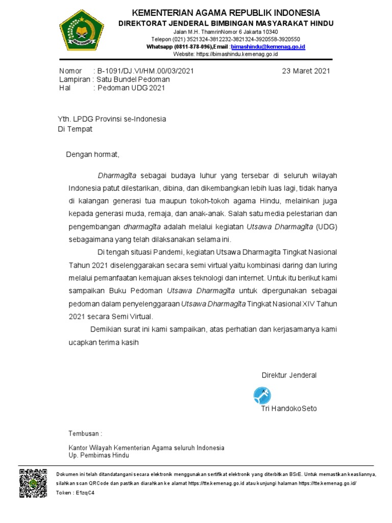 PEDOMAN UDG TINGKAT NASIONAL XIV TAHUN 2021 Secara Semi Virtual | PDF PEDOMAN UDG TINGKAT NASIONAL XIV TAHUN 2021 Secara Semi Virtual | PDF
