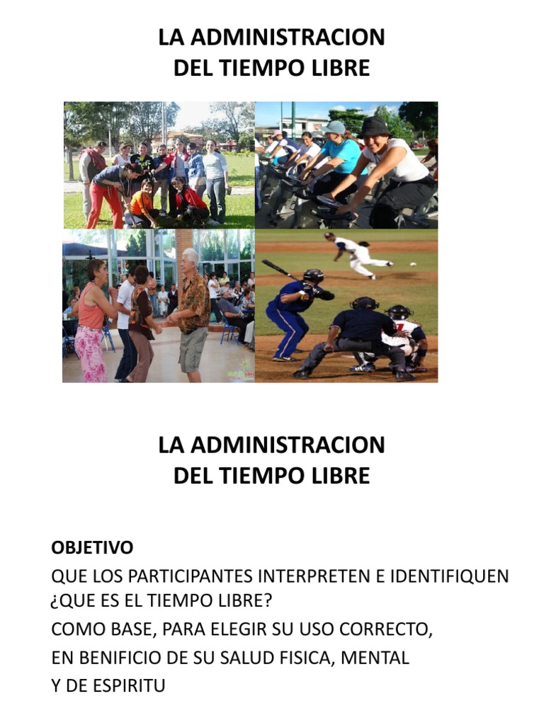 Admin Tiempo Libre | PDF | Self-Improvement