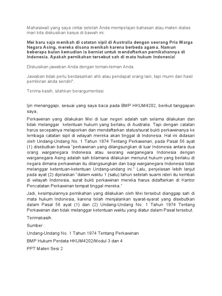 (Sms 2) Diskusi 2 UT | PDF