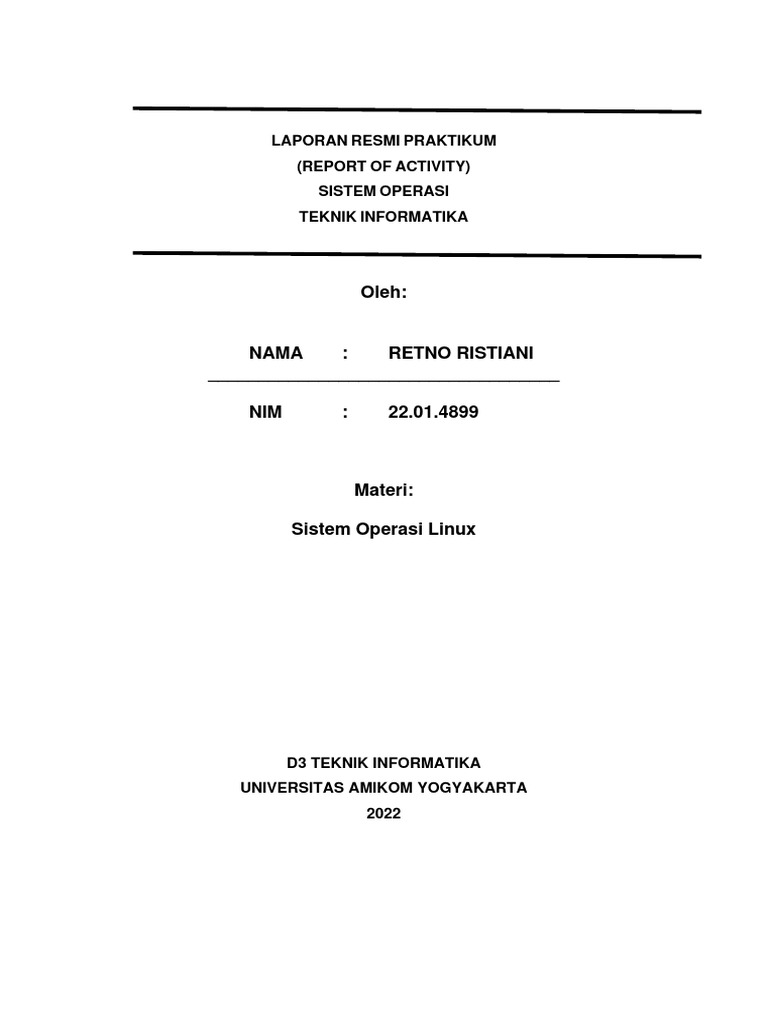 Laporan Praktikum Input Output | PDF