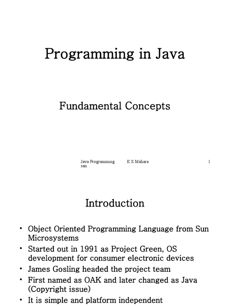 Java Course Material | PDF Java Course Material | PDF