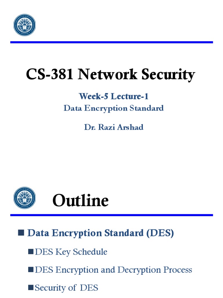 Week 5 - Lecture 1 | PDF | Encryption | Key (Cryptography) Week 5 - Lecture 1 | PDF | Encryption | Key (Cryptography)