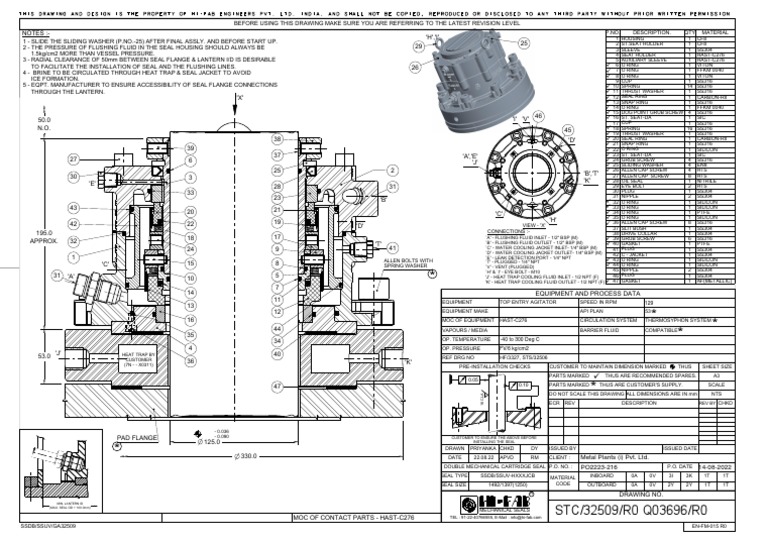 Mechanical Seal | PDF | Screw | Mechanical Engineering