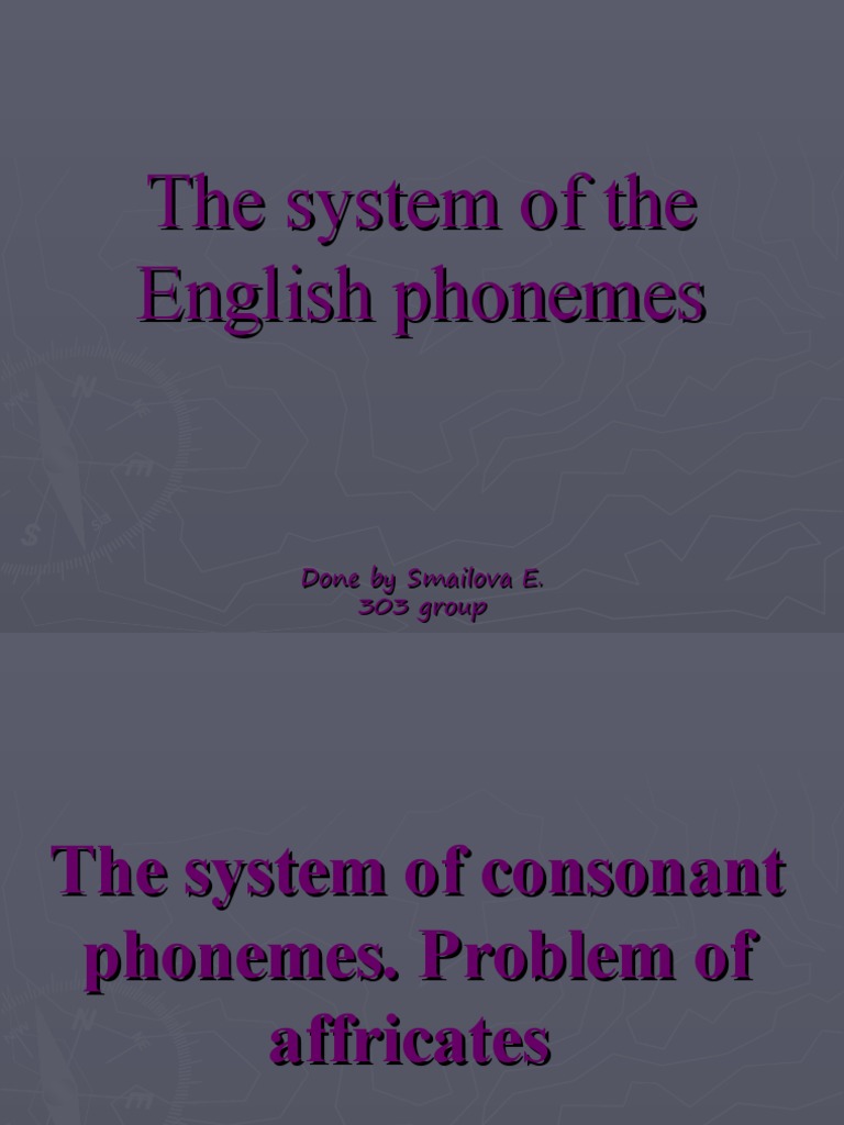 The System of The English Phonemes | PDF | Linguistics | Human Voice