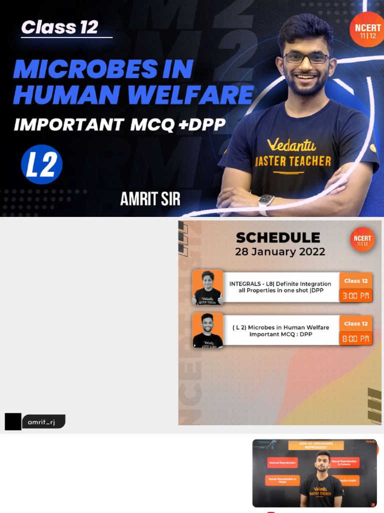 (l2) MICROBES+IN+HUMAN+WELFARE+ +IMPORTANT+MCQ++DPP | PDF | Anaerobic Digestion | Fungus