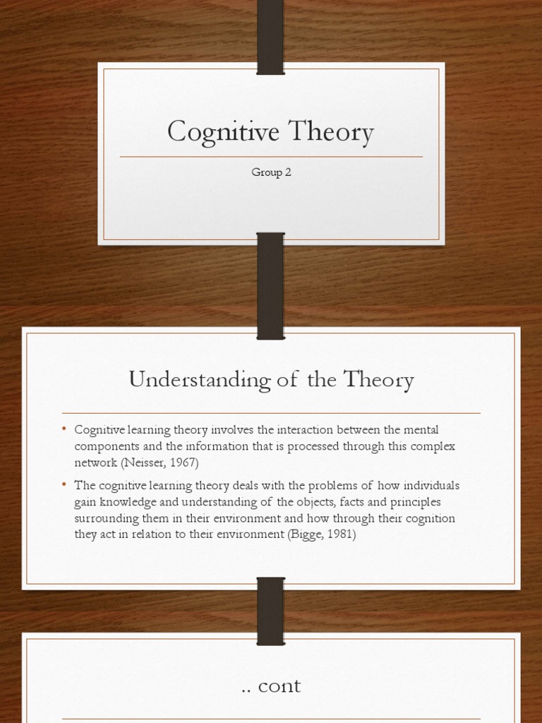 Cognitive Theory | PDF | Behavior | Cognition