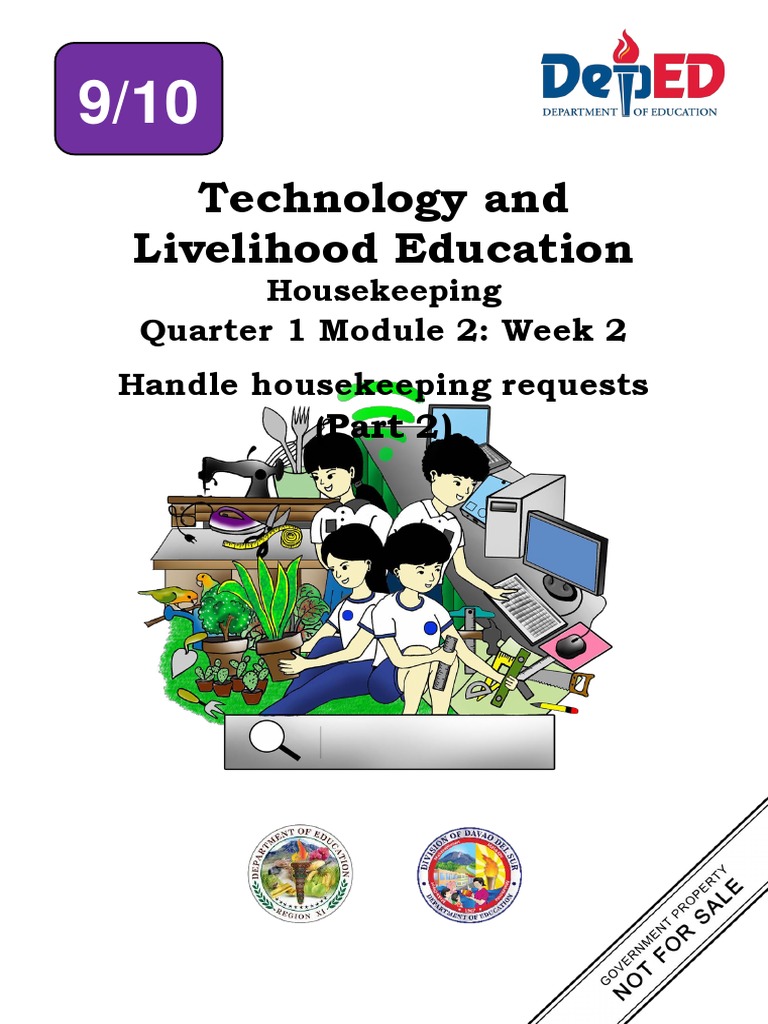 TLE9 Q1 Module2 Housekeeping | PDF | Bed | Learning