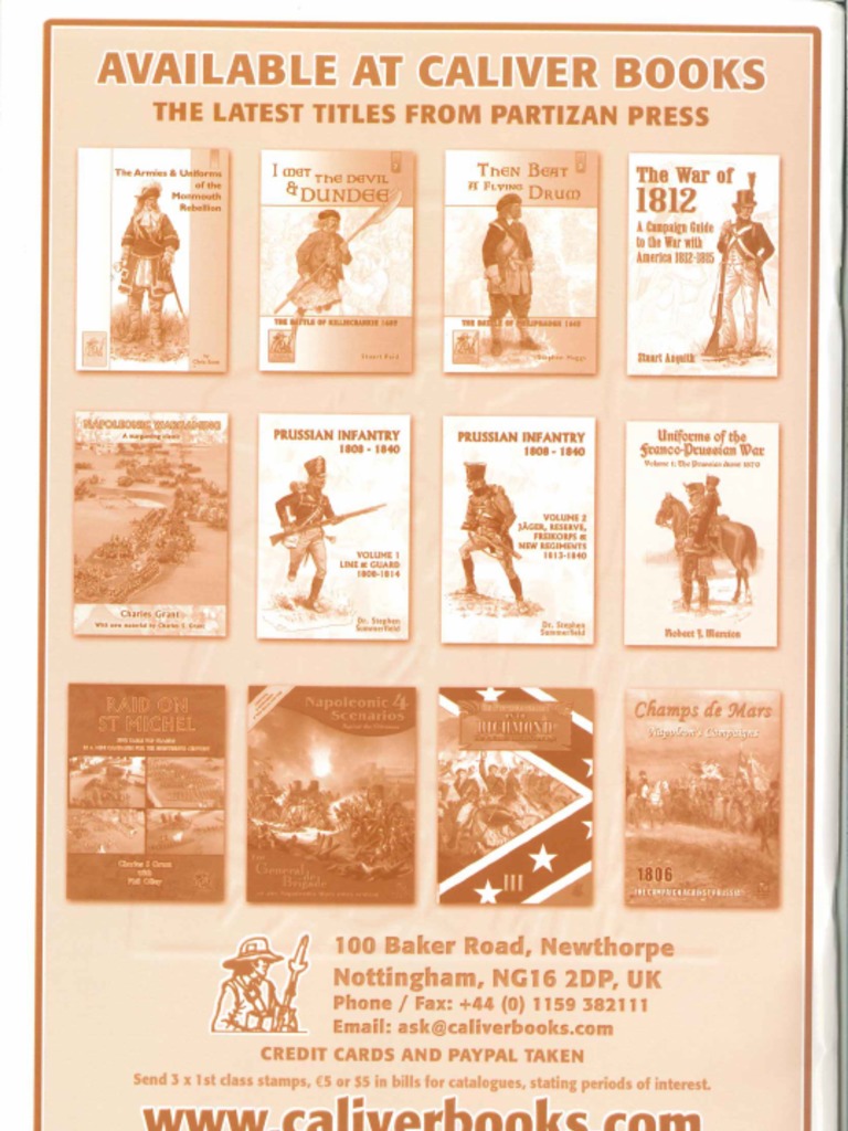 DBMM - Army List Book 1 ContraCover | PDF