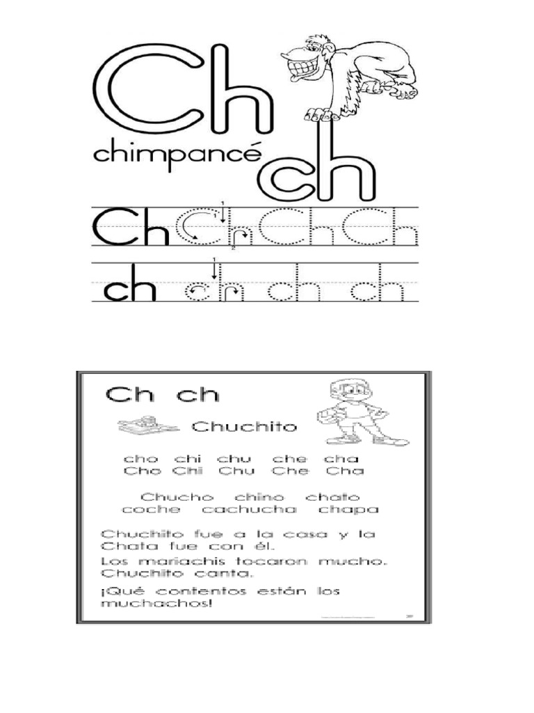 TRAZO LETRA CH-ch | PDF