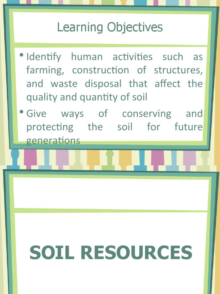 Human Activities That Affect Quality and Quantity of Soil | PDF | Soil | Clay