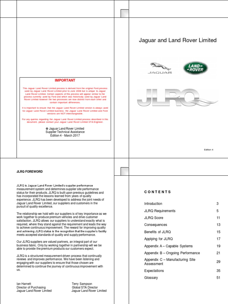 JLR - Jaguar and Land Rover - 45b7b | PDF | Performance Indicator ...
