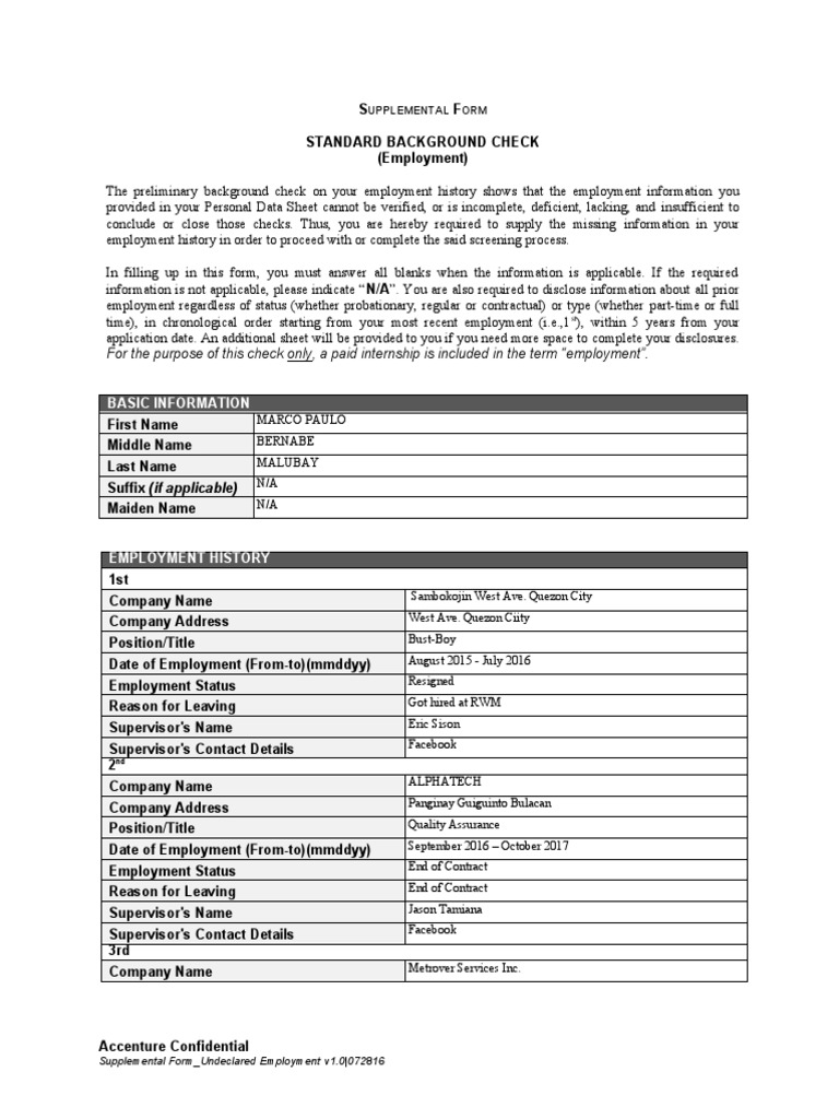 Supplemental Form MP - maluBAY | PDF