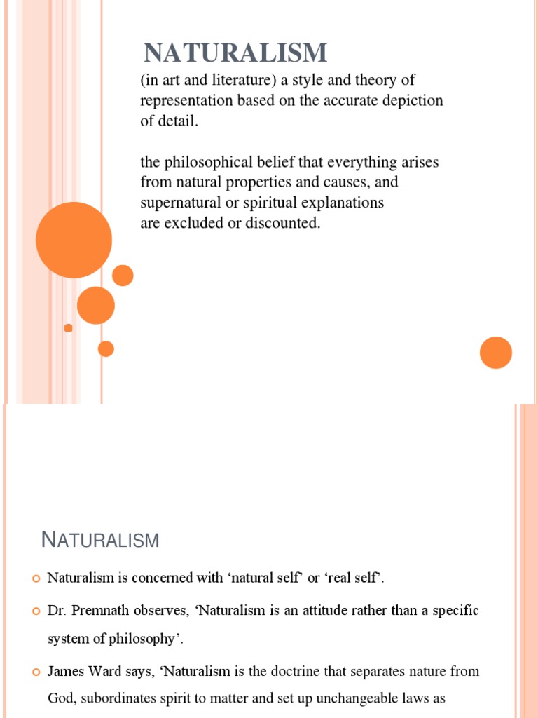 Naturalism | PDF | Naturalism (Philosophy) | Reality