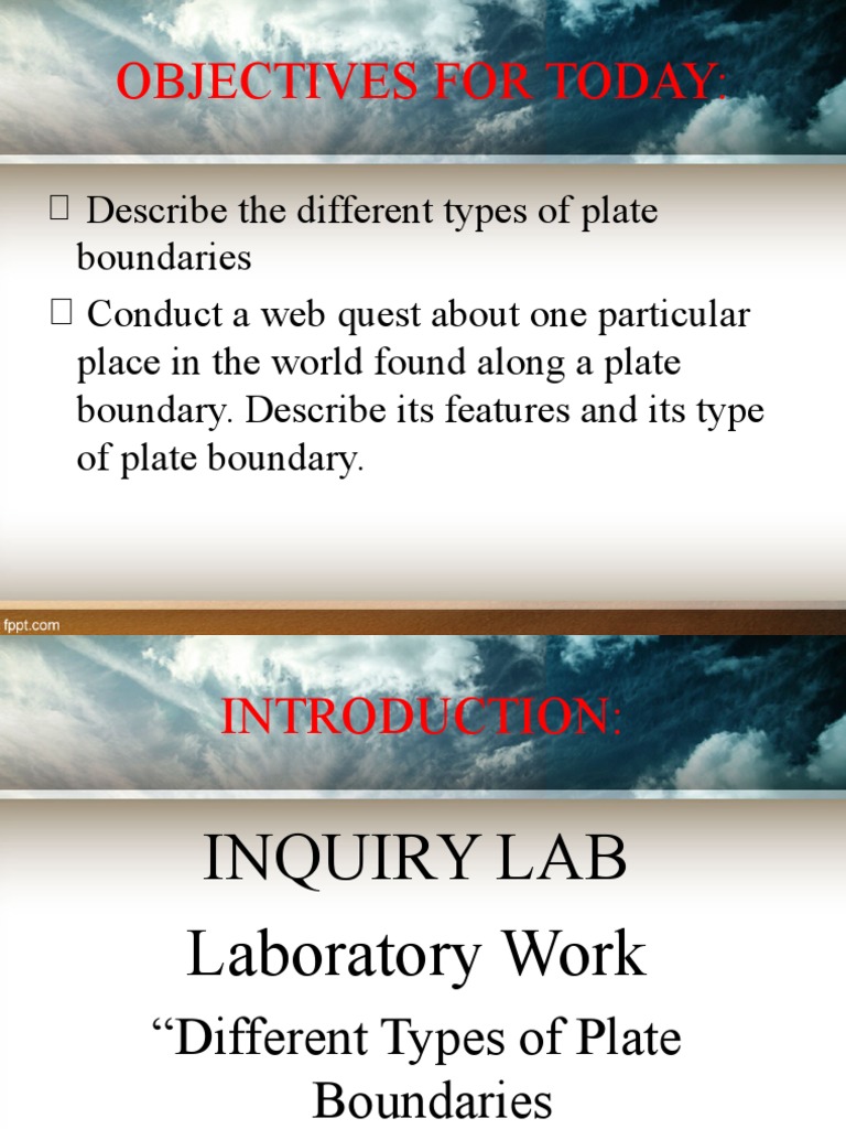 MODULE 3 (Types of Plate Boundaries) | PDF