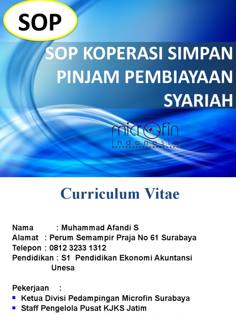 SOP KSPPS Ok | PDF