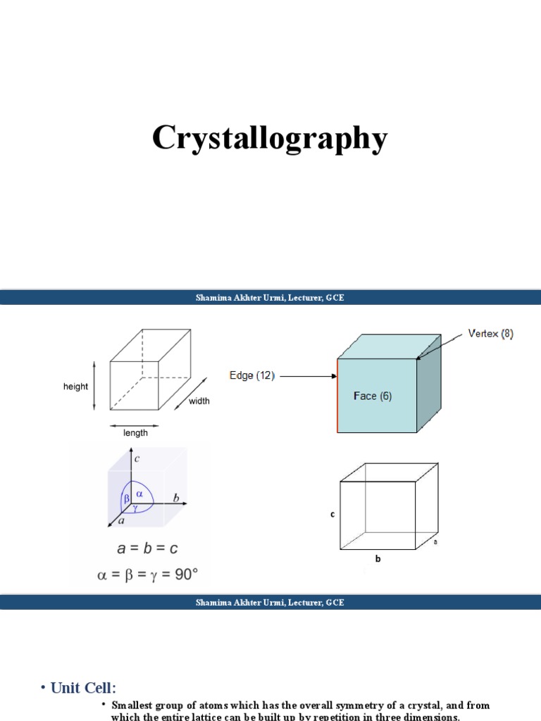Crystal Structure | PDF | Crystal Structure | Silicate