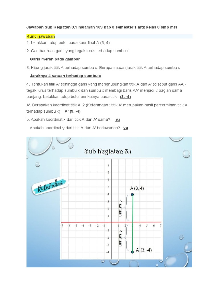 MTK Kelas 9 Hal 138 | PDF