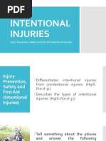 Types of Intentional Injury | PDF | Bullying | Violence