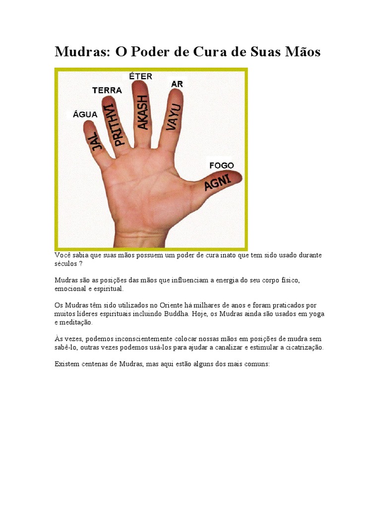 Mudras Pdf Meditação