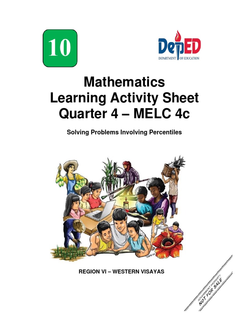 GRADE 10 LAS 8 - MELC 4c - 4TH QUARTER | PDF | Learning | Percentile