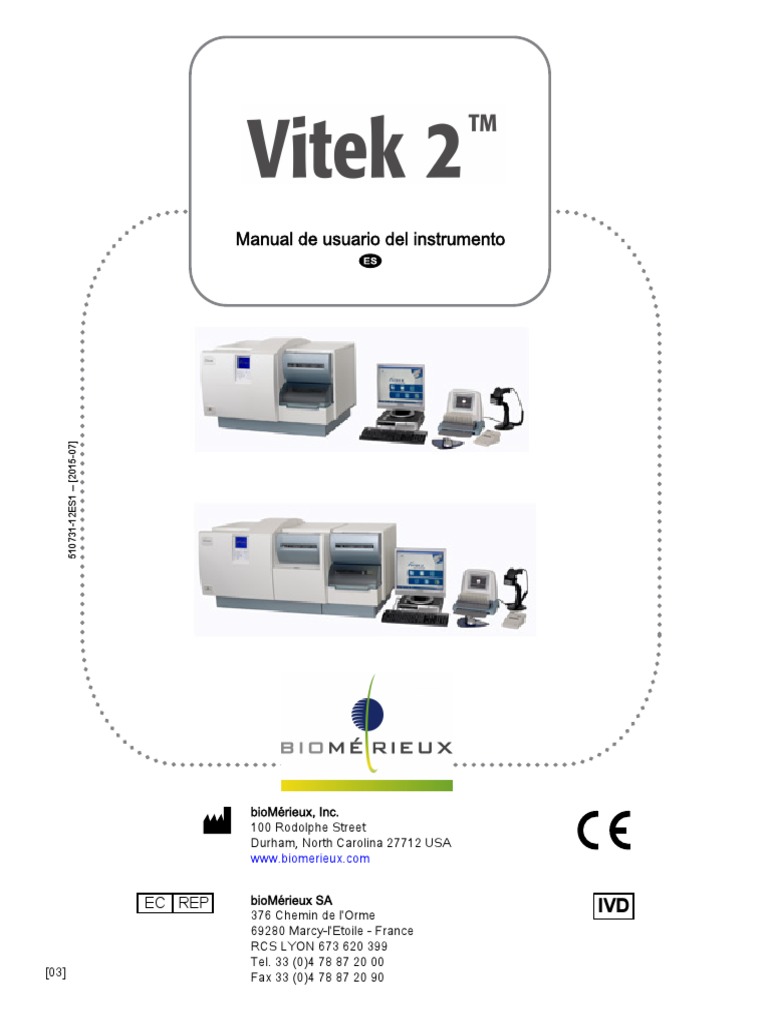 User Manual - 510731-12ES1 - 2015-07 - VITEK 2 Instrument User Manual | PDF | Reciclaje | Residuos