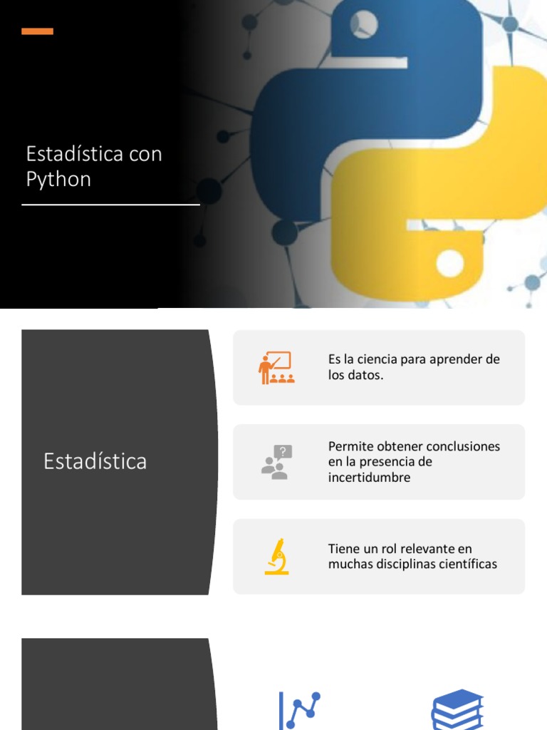 Estadística Con Python | PDF
