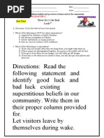 ALS Assessment Form 1 ILA 1 and 2 | PDF | Psychological Concepts ...