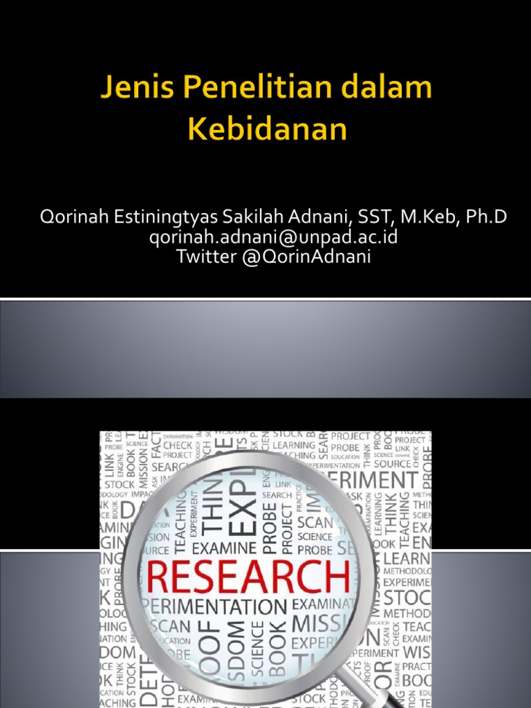 Jenis Penelitian Dalam Kebidanan | PDF | Evidence Based Medicine | Systematic Review