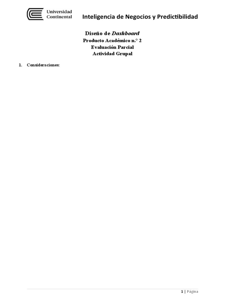 PA2 Tarea Proyecto - EP | PDF | Análisis de los datos | Evaluación