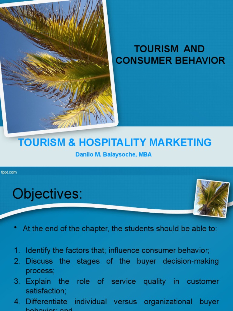 Tourism Consumer Behavior Pdf Consumer Behaviour Behavior