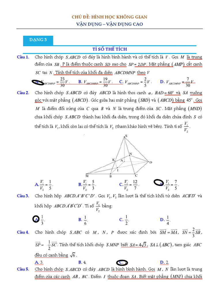 Bai Tap Ty So The Tich Nhat Che PDF | PDF