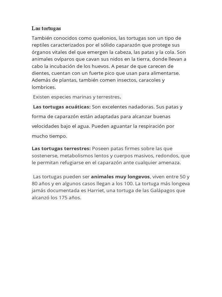 Las Tortugas | PDF