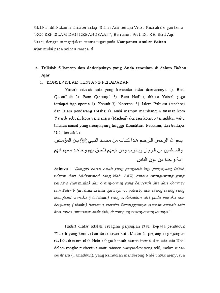 Analisa Bahan Ajar Modul 4 KB 2 | PDF | Politik | Agama & Spiritualitas