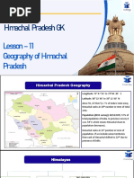 Geography of Himachal Pradesh | PDF