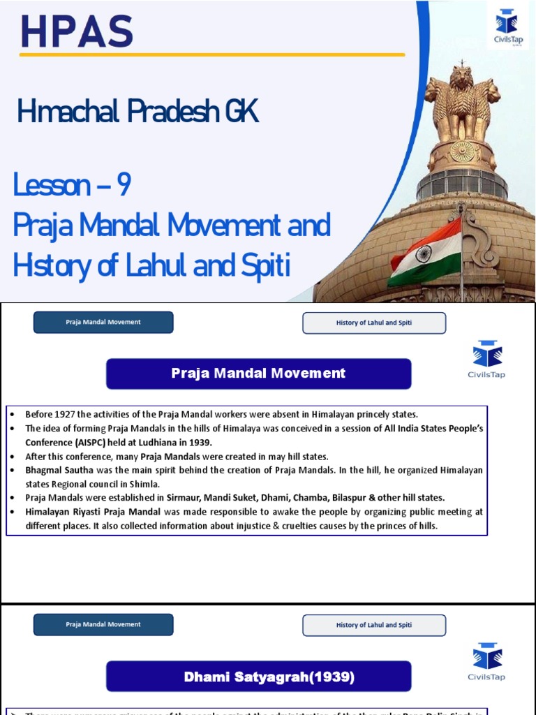 Praja Mandal Movement | PDF