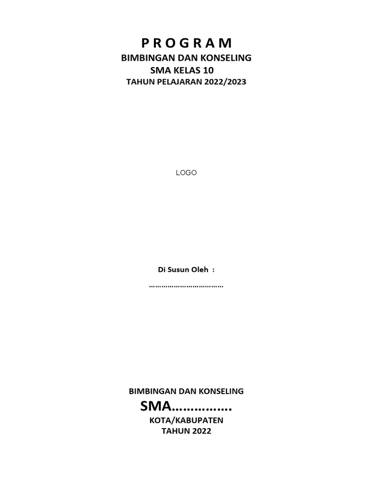 Program BK SMA 2022 | PDF