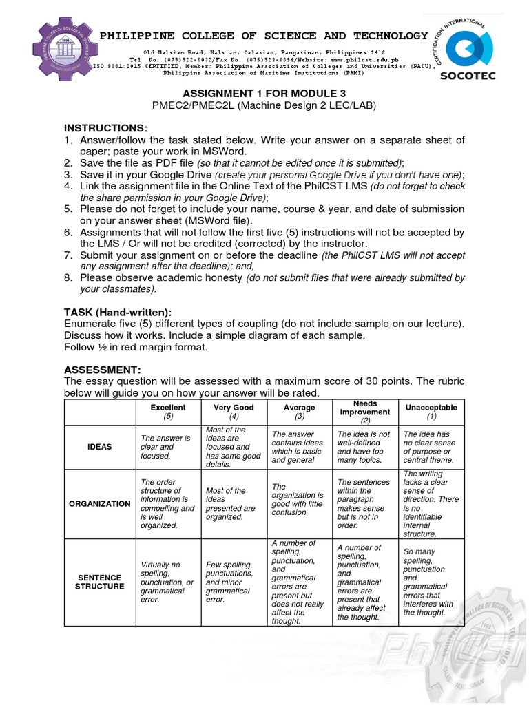 Module 3. Assignment 1 (MD2) | PDF | Communication | Cognition
