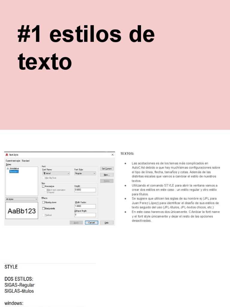 #1 Estilos de Texto | PDF