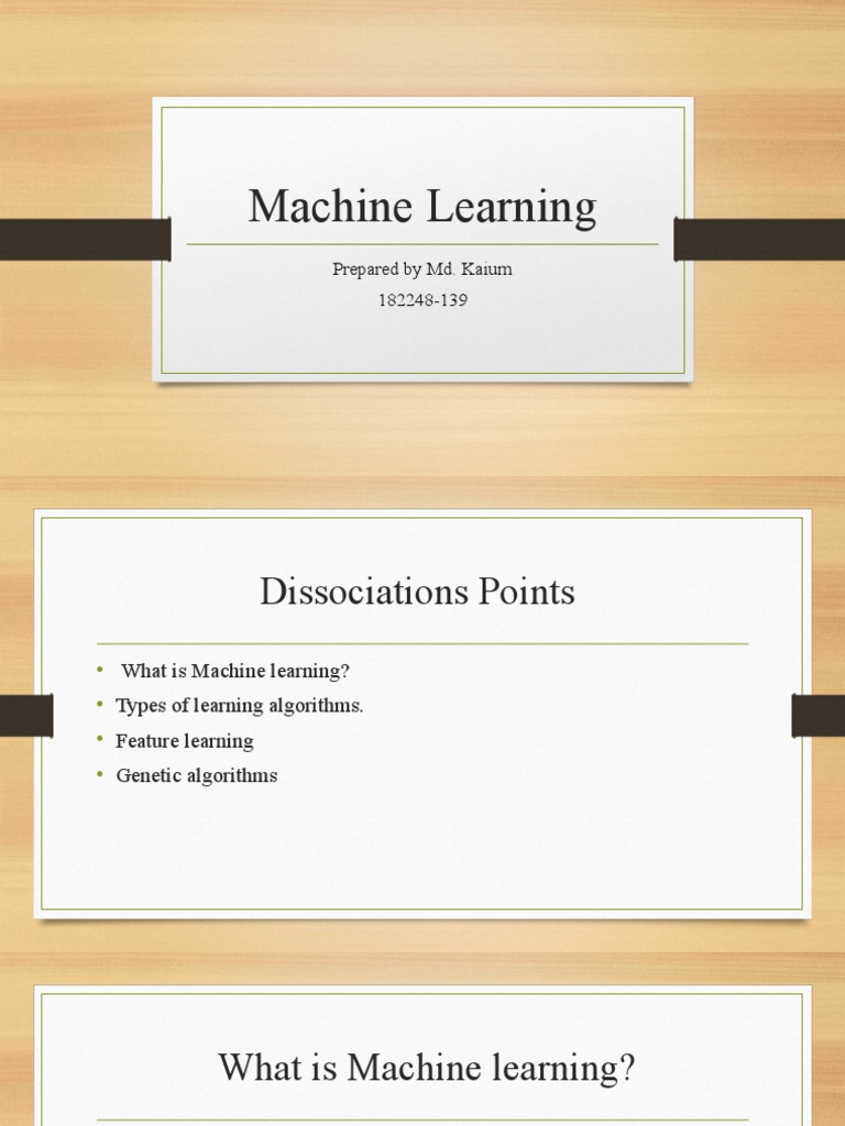 Machine Learning | PDF | Machine Learning | Genetic Algorithm Machine Learning | PDF | Machine Learning | Genetic Algorithm