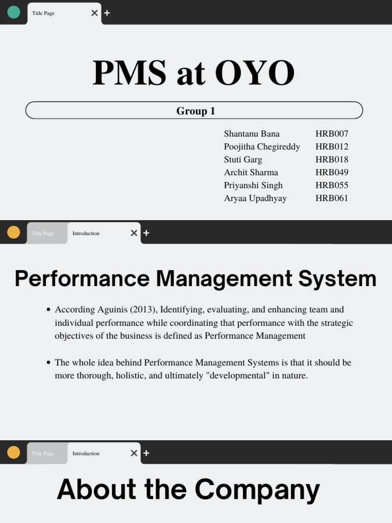 PMS at Oyo | PDF | Psychological Concepts | Psychology